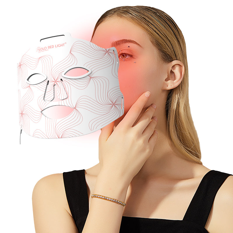Buy LED Red Light Therapy Contour Face Masks from Solo Red Light